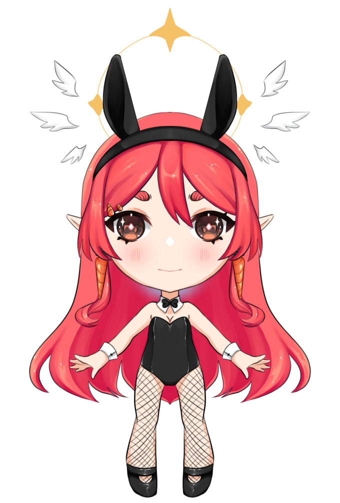 Draw and rig a live2d chibi vtuber avatar by Zehanpuryu | Fiverr Draw and rig a live2d chibi vtuber avatar by Zehanpuryu | Fiverr