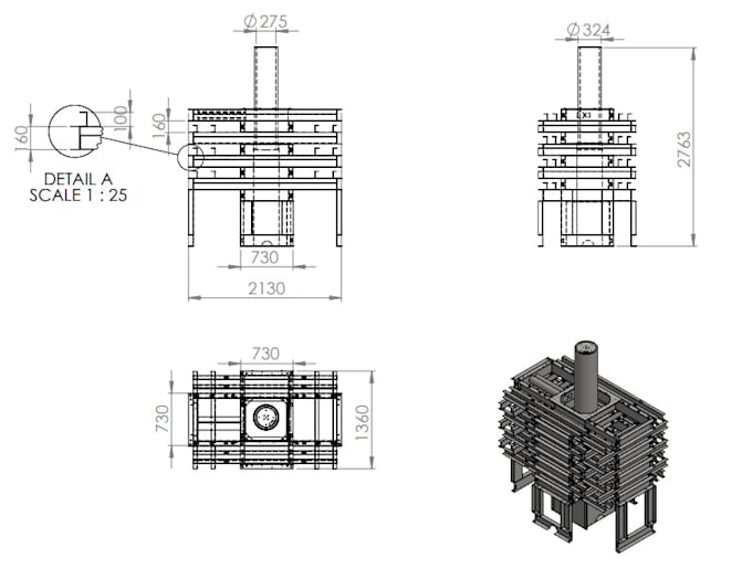 Make your mechanical designs and model designs by Furkandemr06 | Fiverr
