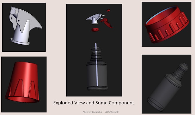 Design 3d and 2d models by Abhinavpamecha | Fiverr