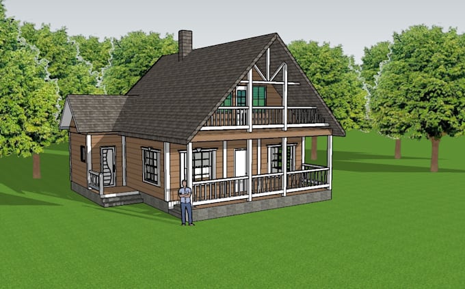 Make an exterior model of your building by Garry8888 | Fiverr