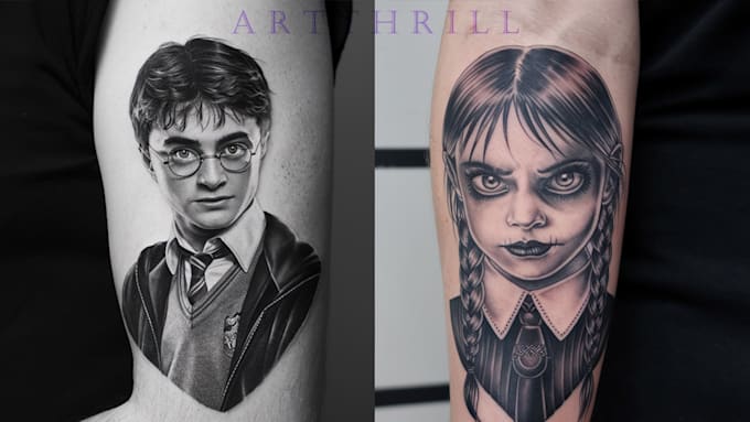 Generate a one of a kind tattoo design with ai by Artthrill | Fiverr