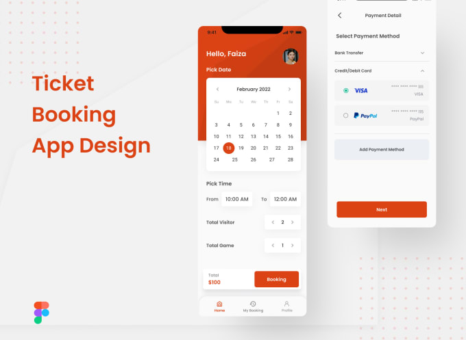 Design event ticket booking app ui ux using figma by Hertafuid | Fiverr Design event ticket booking app ui ux using figma by Hertafuid | Fiverr