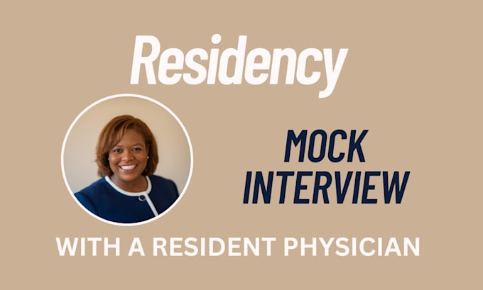 Do a residency mock interview to complement your eras application by ...