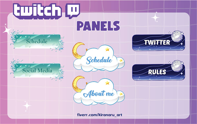 Create custom twitch panel and graphics panels for your stream twitch ...
