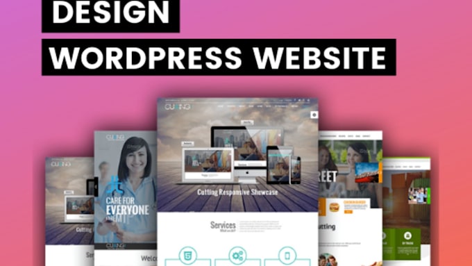 Design and create your one page scroll wordpress website by ...