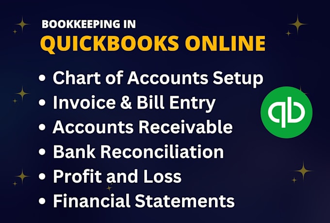 Do accounting and bookkeeping in quickbooks online with income ...