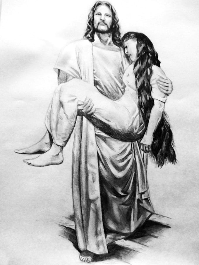 Draw portrait art and christian illustration by Myrtozan | Fiverr