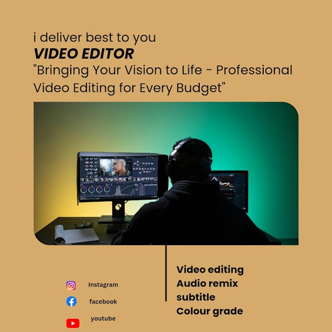 Create a professional video editing solutions for buisnesses by Udhav07 ...