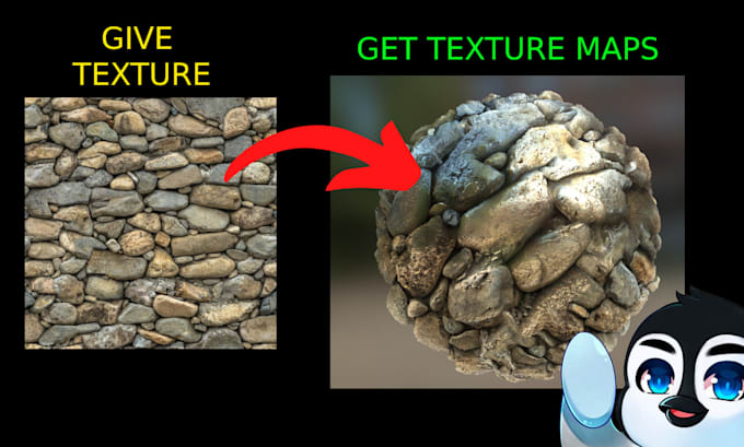 Create texture maps from 2d pictures by Hqpebble | Fiverr