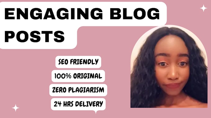 Write an engaging blog post by Winniemorgan17 | Fiverr