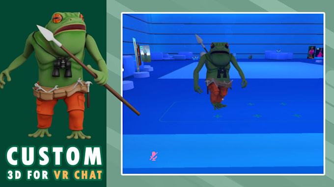 Create custom vr chat, vr character or 3d vtuber model for vtubing by ...
