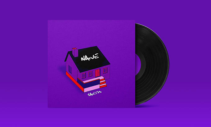 Design a minimalistic hand drawn album cover by Tafik95 | Fiverr