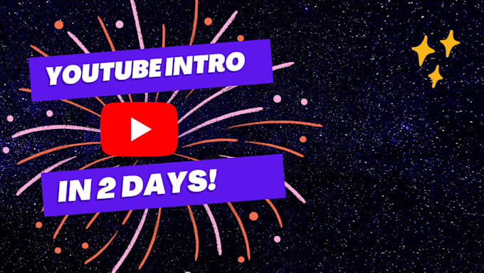 Create cool animated intro for your youtube channel by Saifqureshi16 | Fiverr