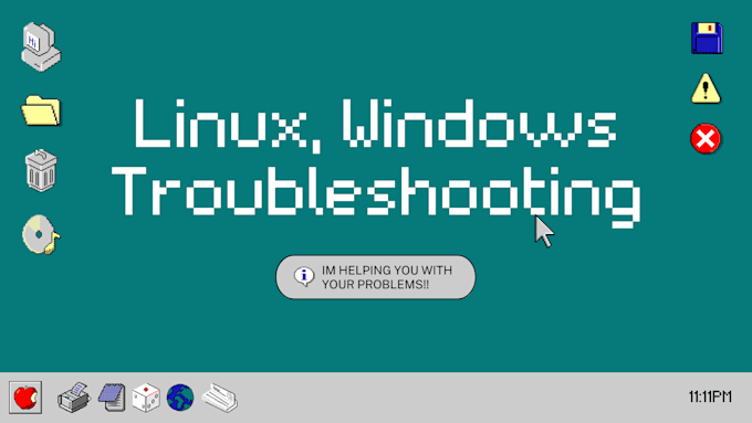 Help you at troubleshooting of linux and windows based systems by ...