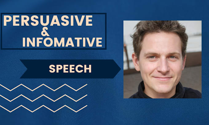 Write a persuasive and informative speech by Doublerifter | Fiverr