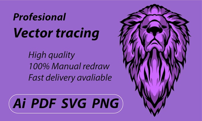 Trace logo or image in vector by Aibasok | Fiverr
