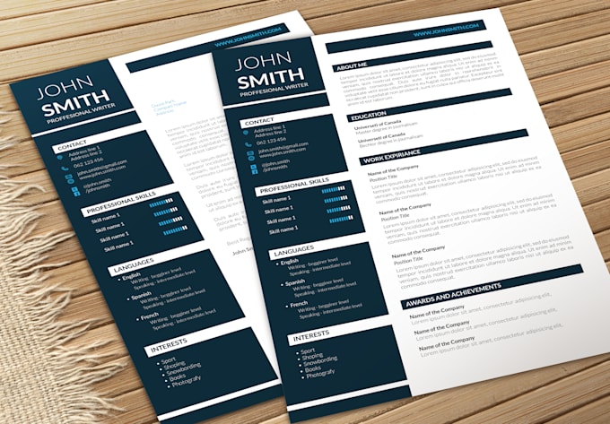 Design playful and snap looking cv resume by Malimarsovac | Fiverr