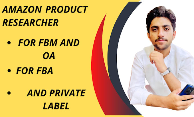 Do amazon winning product researcher for fba and fbm store by Dawood ...