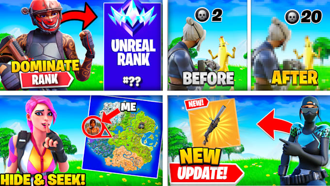 Make u a fortnite thumbnail for your map or video by Birdteck | Fiverr