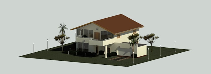 Create 3d architecture model and its rendering in revit by Creativeidea93 | Fiverr