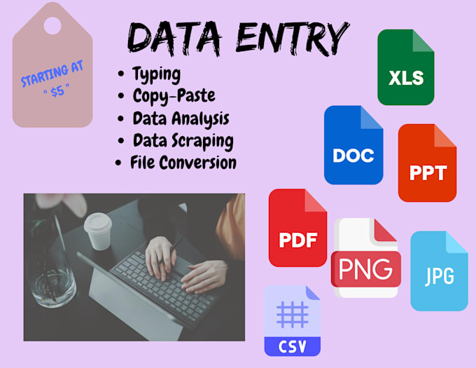Do all your data entry works with zero mistakes by Ram_swarup | Fiverr