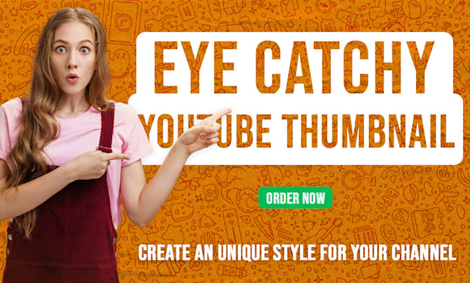 Design eye catchy attractive youtube thumbnail by Graphicscrow | Fiverr