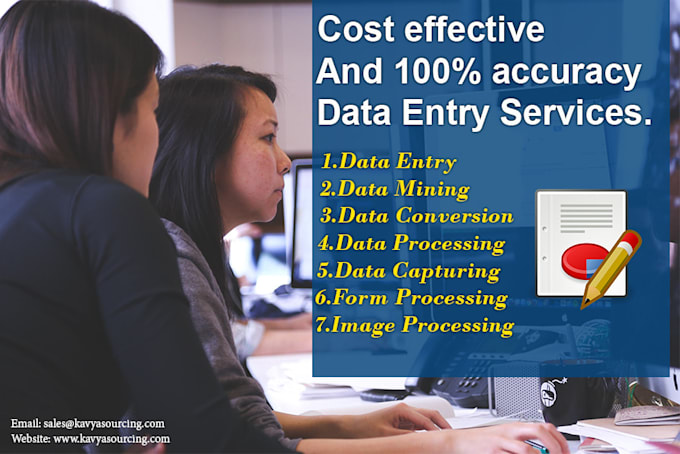 Do efficient data entry, excel, typing and copy paste by Anayakhan371 | Fiverr