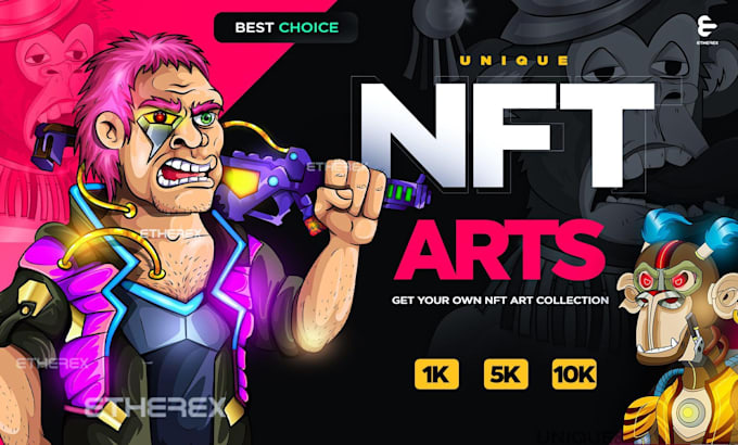 Custom crypto nft art design and character artist collection by Nft_fiverr0 | Fiverr