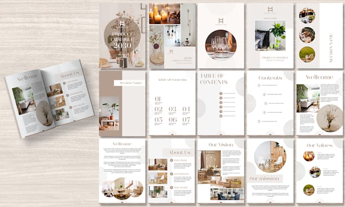 Design product catalog, pricing and services guide, line sheet, and ...