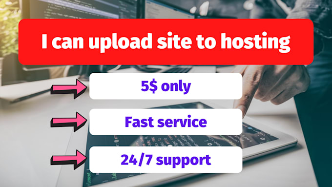 Upload the site to hosting by Markiyan_web | Fiverr