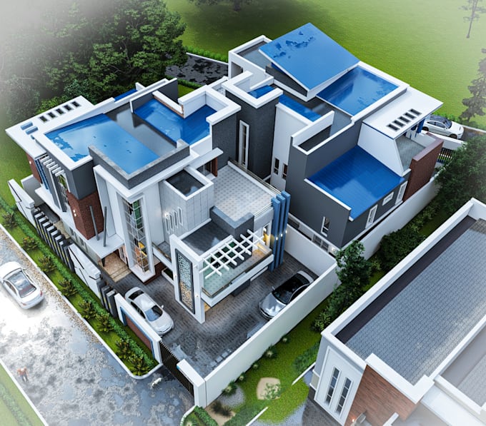 Design and render realistic 3d interior, exterior models by Archyviz | Fiverr