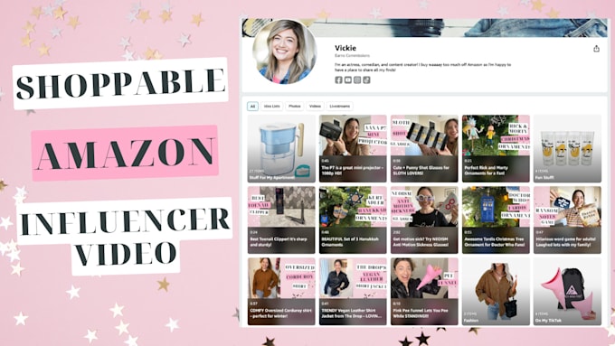 Create an amazon influencer video for your product by Vickieproduces ...
