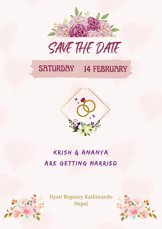 Design any kind of invitation card for events and social media posts ...