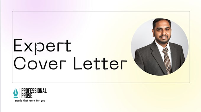 Create an expert cover letter by Proffprose | Fiverr