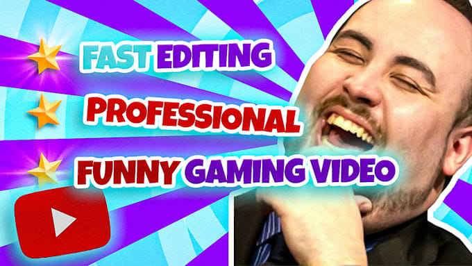 Be your creative youtube gaming video editor by Itsmadkip | Fiverr