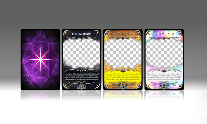 Make game card frame design by Farizmuzakki | Fiverr