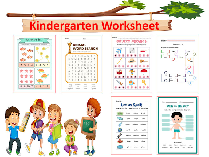 Design custom professional worksheet for any grade by Output_believer ...