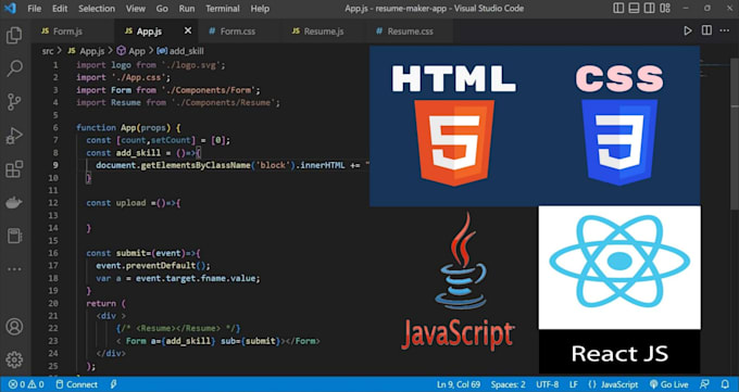 Create a responsive website using javascript reactjs by Ahvi02yadav ...