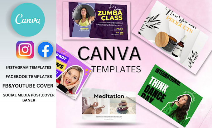 Design canva templates for your social media posts by Sassosaso | Fiverr