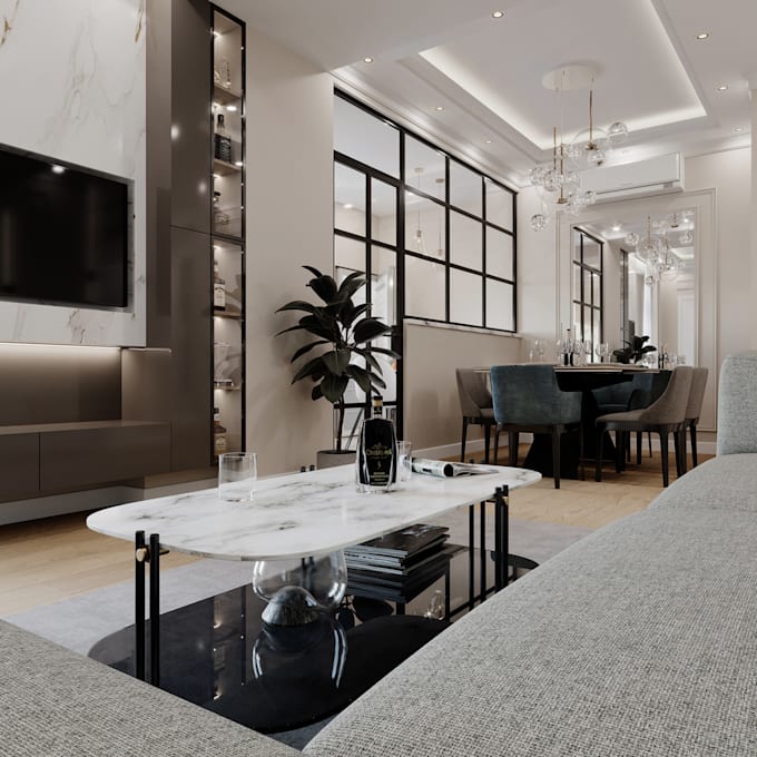 Be doing 3d modeling, interior design and realistic 3d rendering using ...