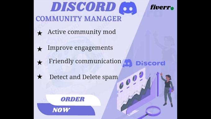 Be your discord moderator, community manager, telegram mod by Emmyc_01 ...