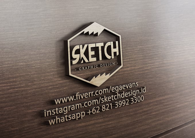 Create your name,logo, or your text into 3d wooden design by Egaevans ...