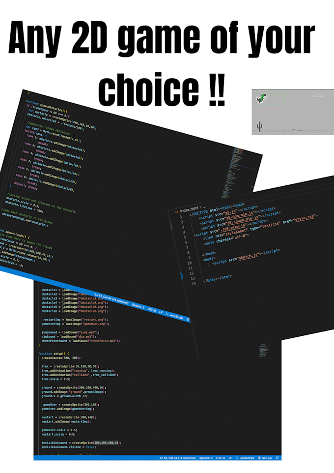 Create a 2d game for you by Jamel231 | Fiverr