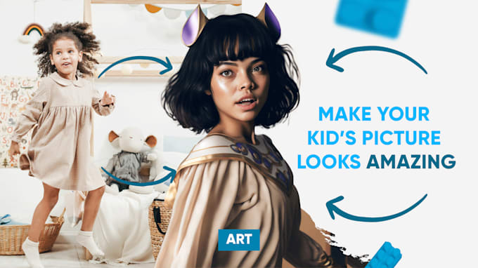 Make your kids picture looks amazing by You4design | Fiverr