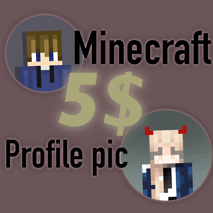 Make a beautiful minecraft profil picture by Gustav18 | Fiverr