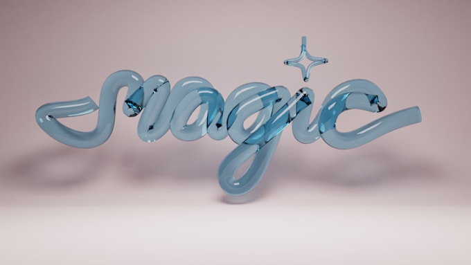 Create custom 3d text and animation render by Msgreena | Fiverr