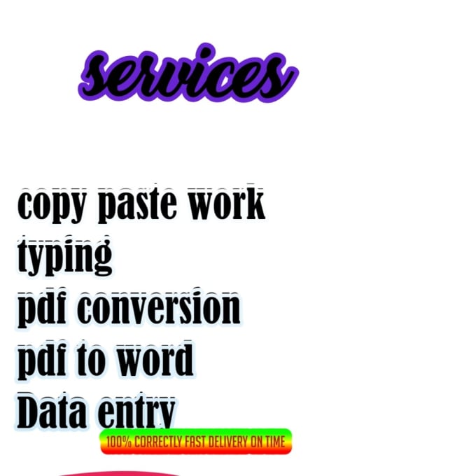Do copy paste and any typing tasks by Shanzay75 | Fiverr Do copy paste and any typing tasks by Shanzay75 | Fiverr