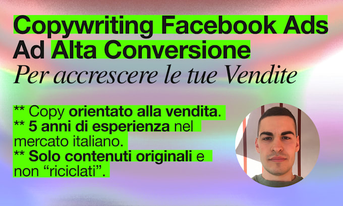 Do persuasive high conversion ad copy for facebook ads by Sabaalessandro | Fiverr
