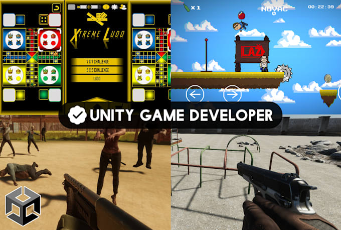 Develop and design 2d and 3d games in unity by Damirdev | Fiverr