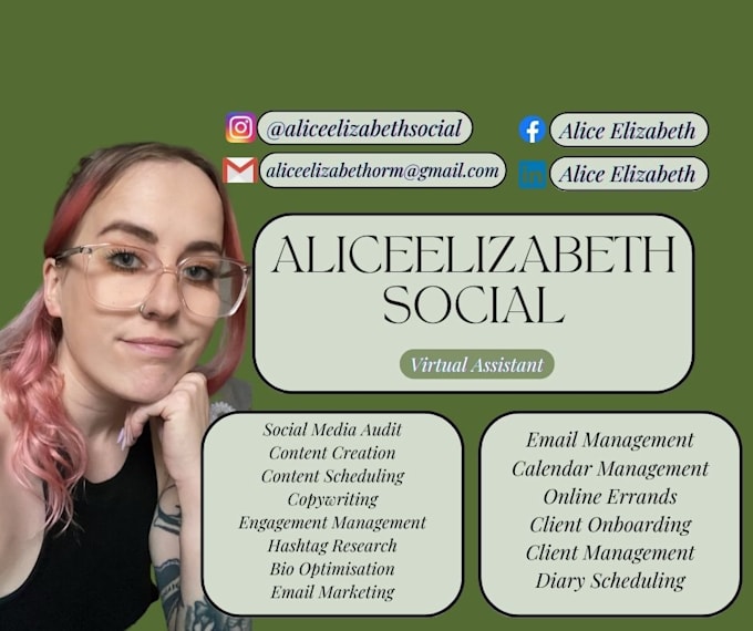 Audit your social media by Aliceelizabeth1 | Fiverr